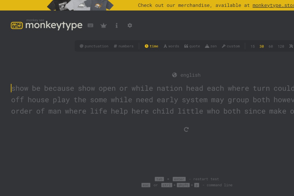 Monkeytype - Free & Open Source Typing Test Website | Productivity ...