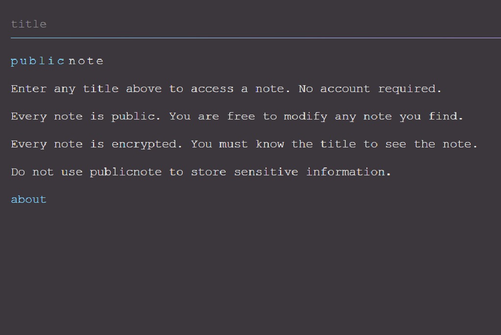 Publicnote - Open Source Public Notes App That Anyone Can Edit ...