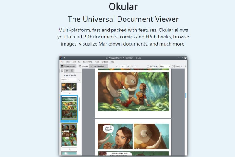 Okular - The Universal Document Viewer | Application | Product Raid ...