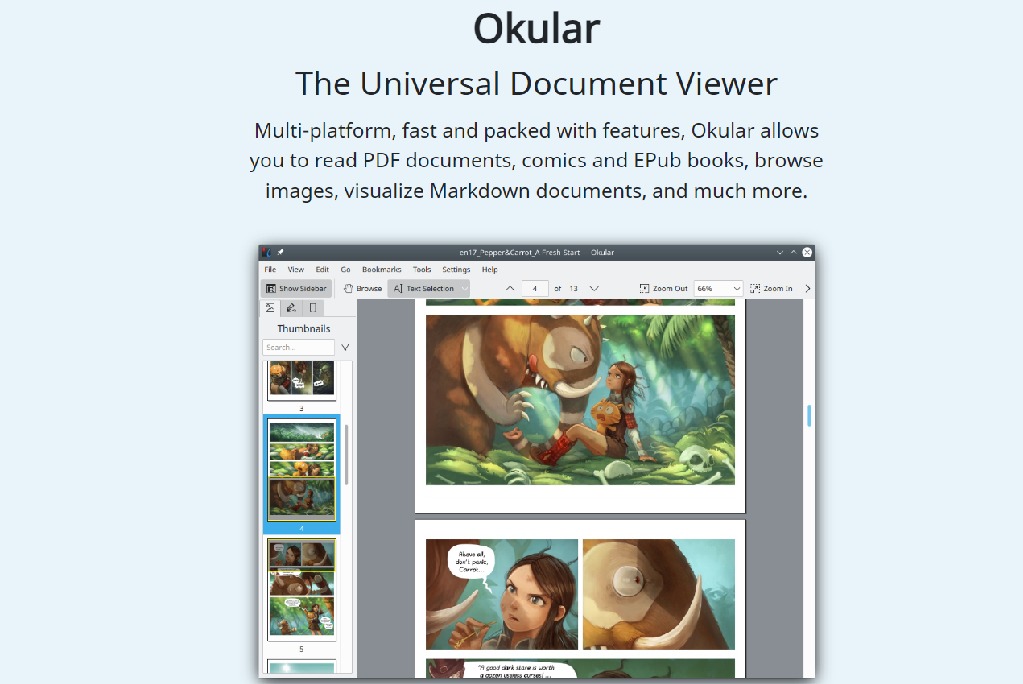 Okular - The Universal Document Viewer | Application | Product Raid ...